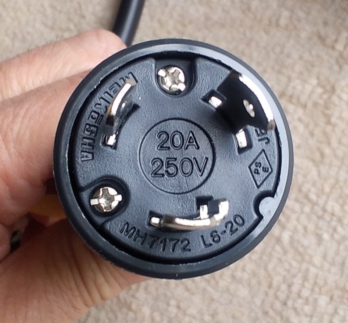 Yahoo!オークション - 200V 延長コード 接地2P 250V 20A L6 20準拠