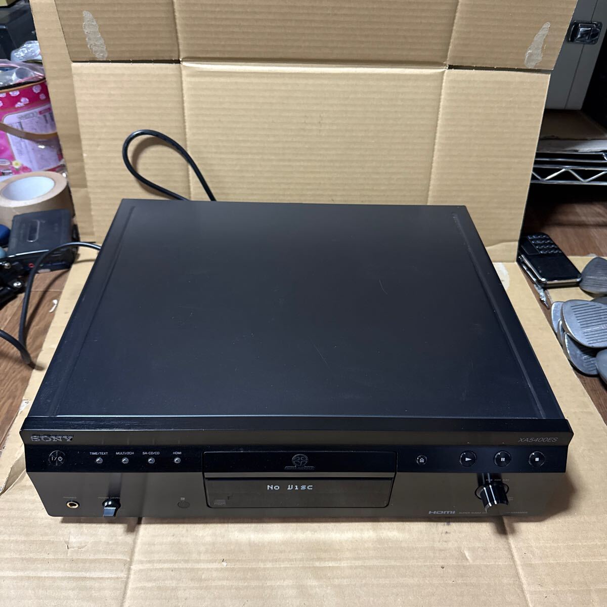 B2 SONY SCD-XA5400ES CDプレーヤー ソニー 本体のみ 通電のみ確認(ソニー)｜売買されたオークション情報、yahooの商品情報をアーカイブ公開 - オークファン ...