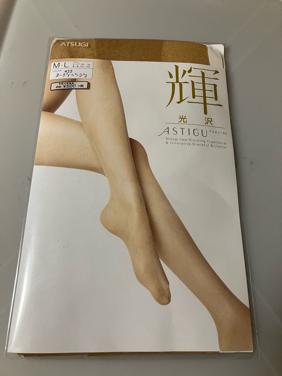 Yahoo!オークション - ATSUGI ASTIGU 輝 光沢 M-L ヌーディベージュ パ...