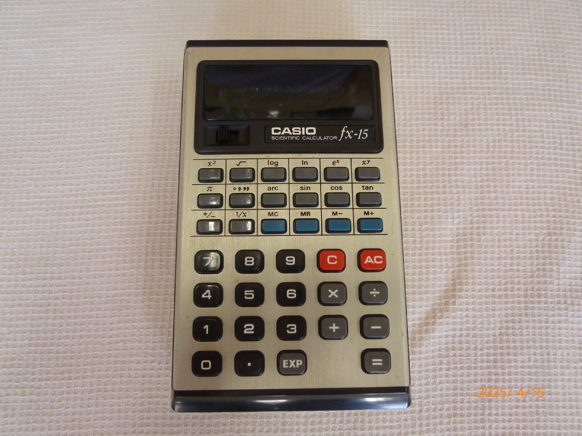 Yahoo!オークション - F1378 CASIO fx-15 関数電卓