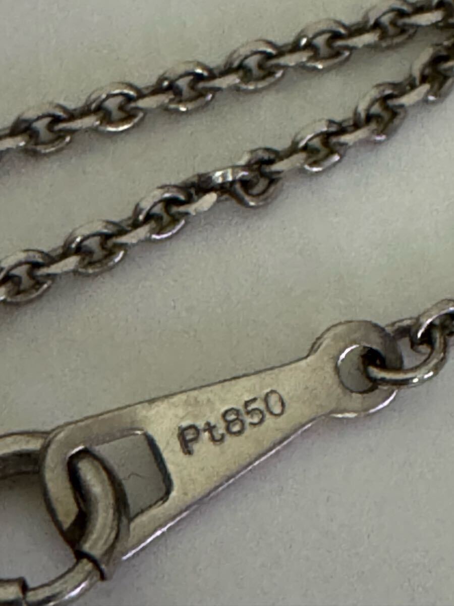 Yahoo!オークション - Pt850 ネックレス 45センチ プラチナPt850 ネッ...
