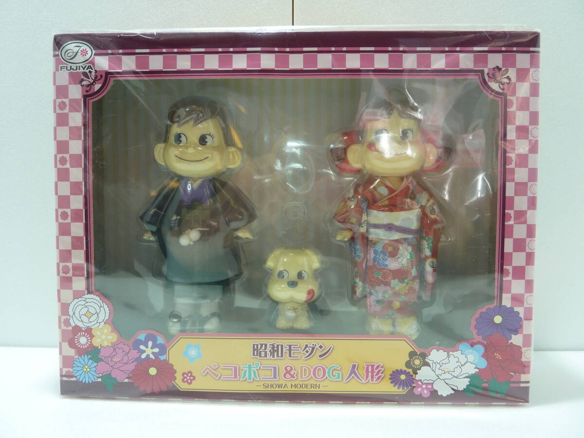 昭和モダン ペコポコ&DOG人形 不二家 FUJIYA フィギュア(ペコ 昭和モダン ペコポコ&DOG人形 不二家 FUJIYA フィギュア(ペコ