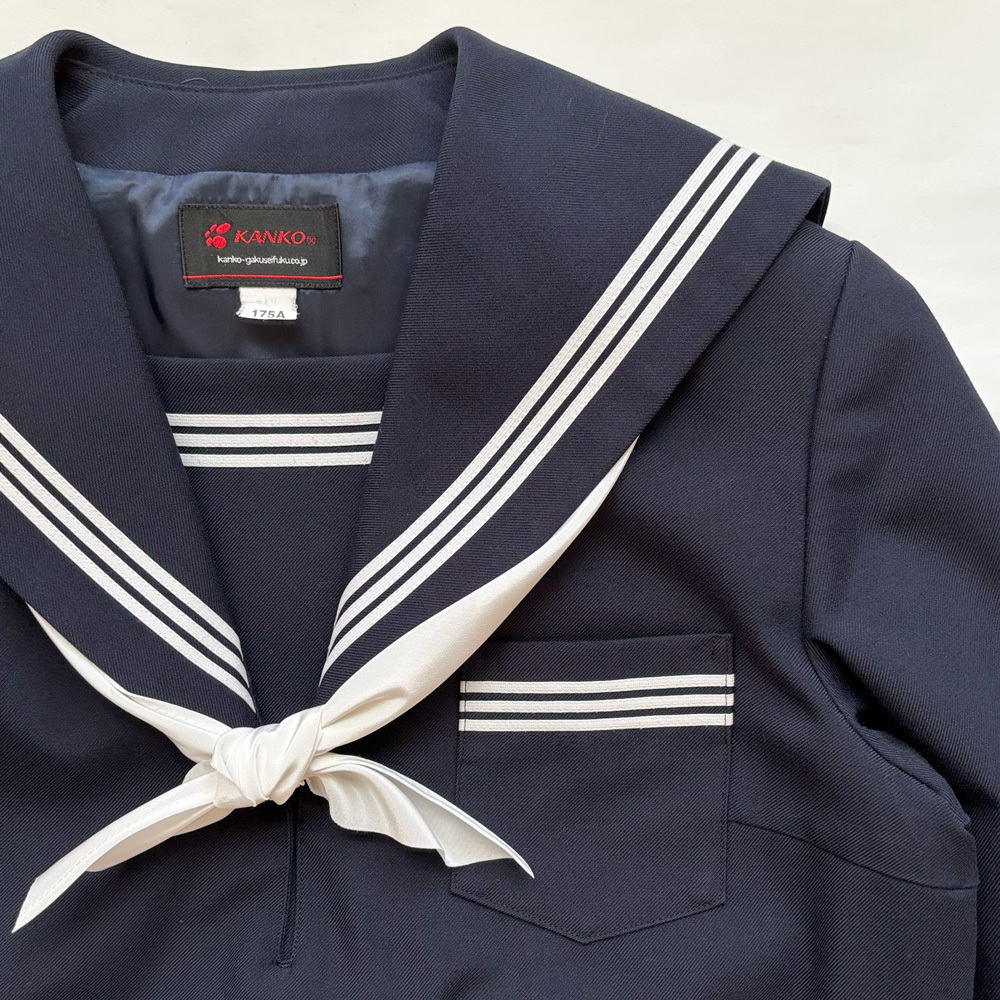 Yahoo!オークション - 制服上下3点 | 長袖セーラー | 冬スカート | ス...