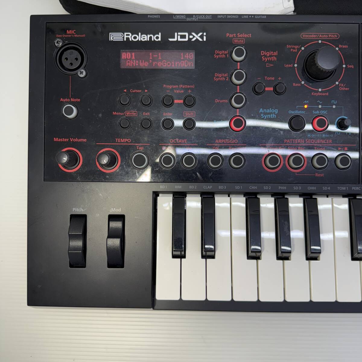 Yahoo!オークション - ローランド JD-Xi シンセサイザー Roland キー...
