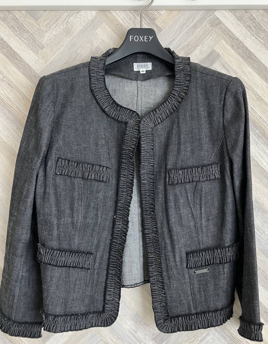 Yahoo!オークション - 美品 FOXEYデニムジャケット