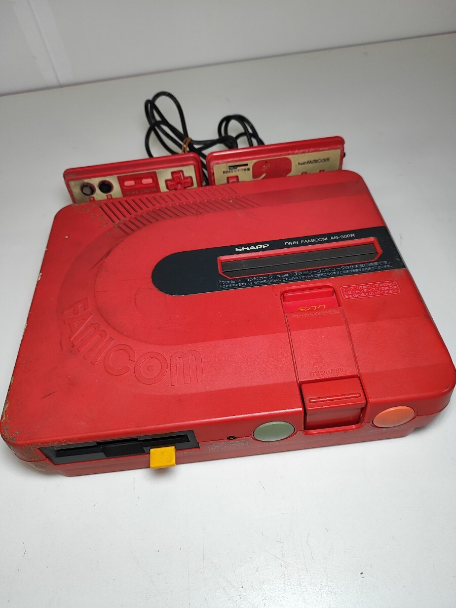 Yahoo!オークション - t95 ツインファミコン SHARP AN-500R FAMICOM シ...