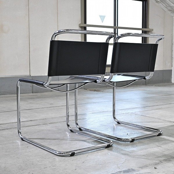 イタリア 名作 S33 カンティレバーチェア 2脚セット マルト スタム 本革 一人掛け カフェ ダイニング 椅子 レザー リプロダクト(金属製フレーム)｜売買されたオークション情報 ...