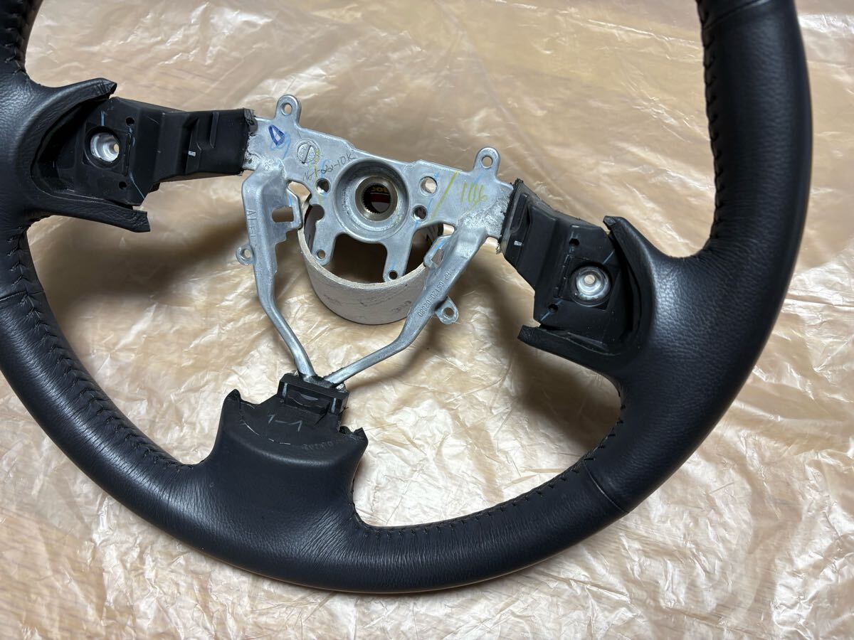 Yahoo!オークション - 綺麗です スバル純正レザーステアリング LEGACY...