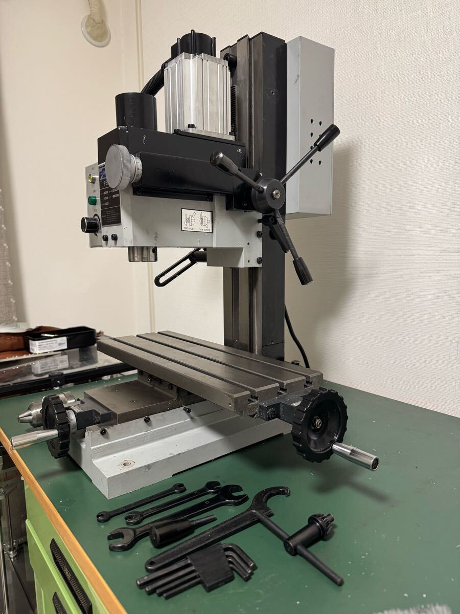 Yahoo!オークション - プロスペック PSF400-VDR 小型卓上フライス盤