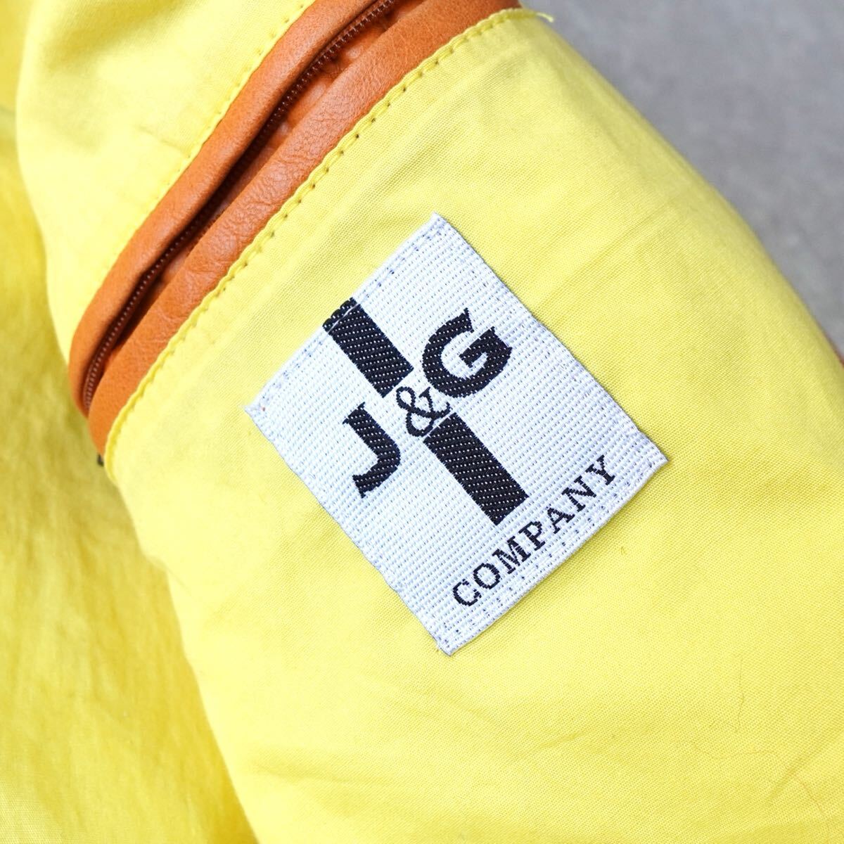 J&G COMPANY カウレザー 牛革 レザーブルゾン サイズ50 XLサイズ J&G COMPANY カウレザー 牛革 レザーブルゾン サイズ50 XLサイズ