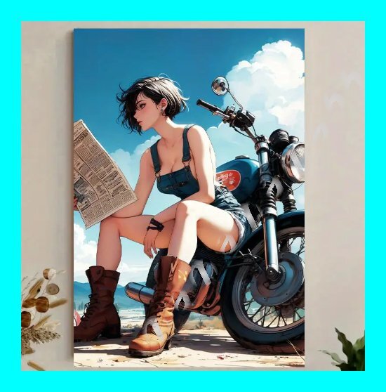 Yahoo!オークション - No.a87 キャンバスポスター 40x60cm キャンバス...