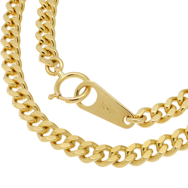 Yahoo!オークション - K18YG 2面シングル 喜平ネックレス 50.5cm 30.1g...