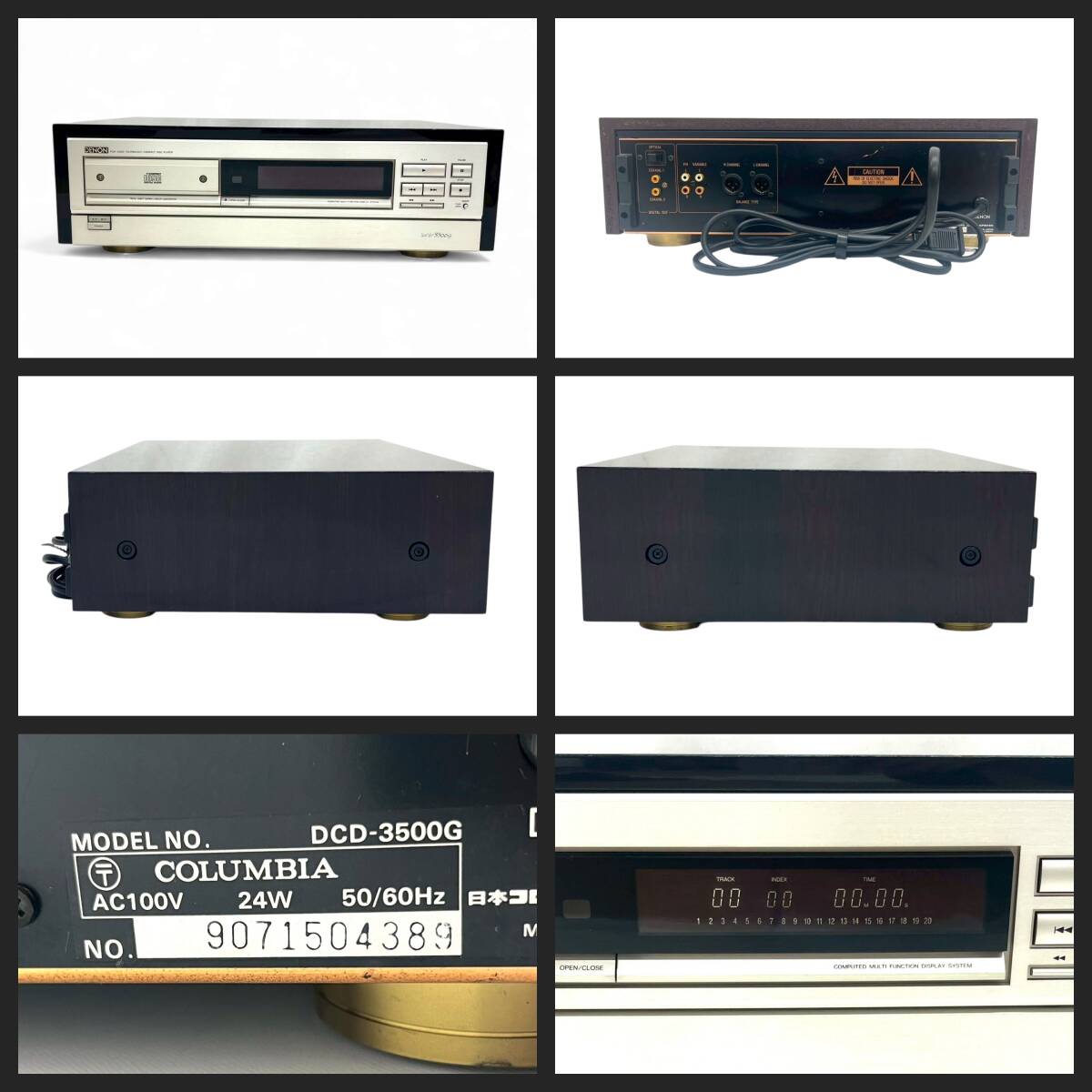 Yahoo!オークション - 4E2 DENON/デノン CDプレーヤー（DCD-3500G）通...