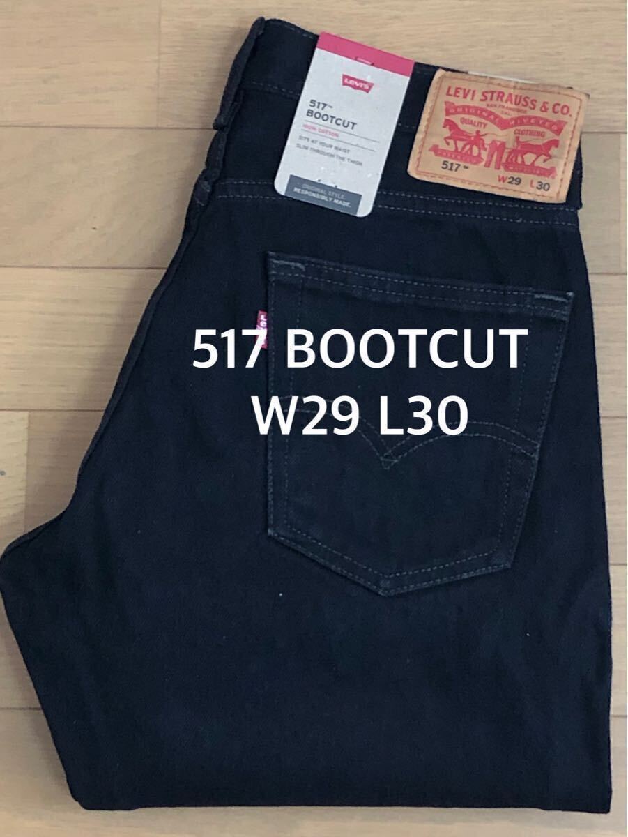 Yahoo!オークション - Levi's 517 BOOTCUT BLACK W29 L30