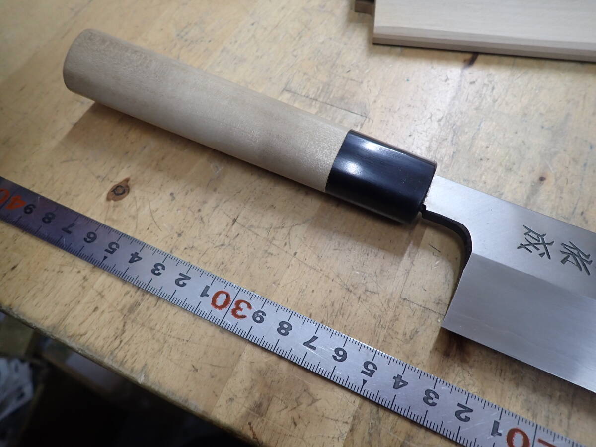 Yahoo!オークション - 『V19C』美品 佑成 和包丁 薄刃包丁 銀三 215mm