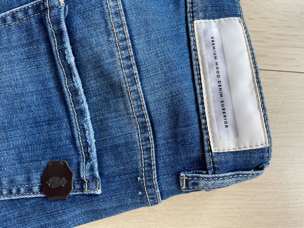 Yahoo!オークション - P.M.D.S used加工ストレッチ スキニーデニム 29...