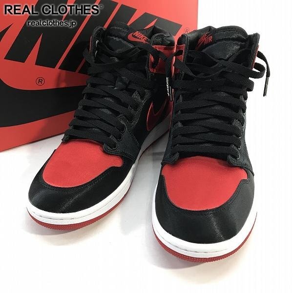NIKE/ナイキ WMNS AIR JORDAN 1 RETRO HI OG SATIN BRED/エア NIKE/ナイキ WMNS AIR JORDAN 1 RETRO HI OG SATIN BRED/エア