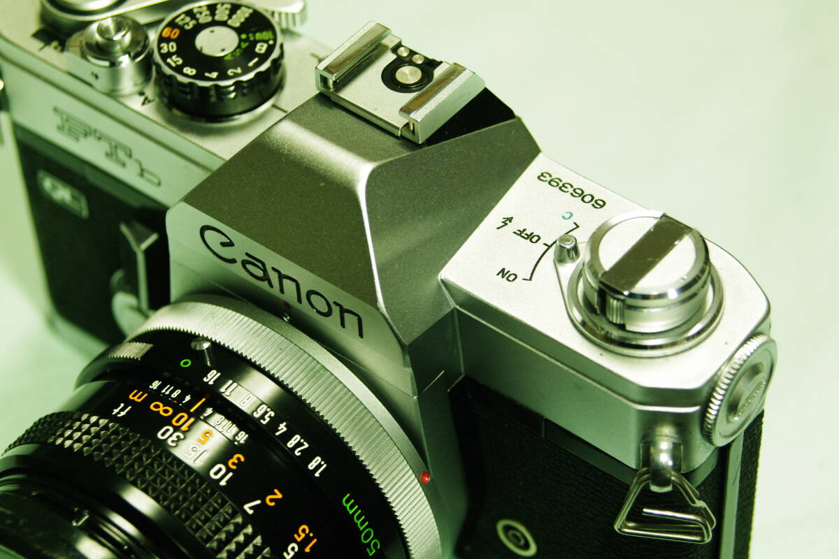 動作確認済 CANON FTb + FD 50mm 1:1.8 s.c. 完動美品 動作確認済 CANON FTb + FD 50mm 1:1.8 s.c. 完動美品