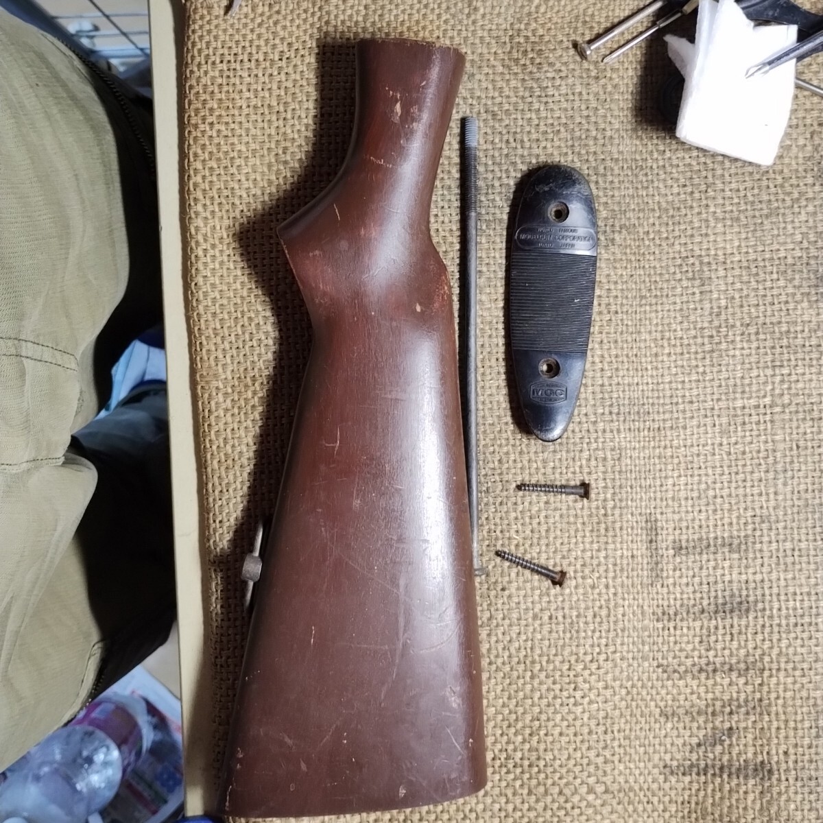 Yahoo!オークション - MGC M31ライアットショットガン 木製ストック