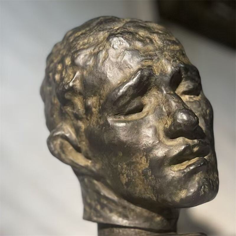 Yahoo!オークション - 090 WPP 西洋彫刻 ガレの義民像 冷陶製 高さ22cm...