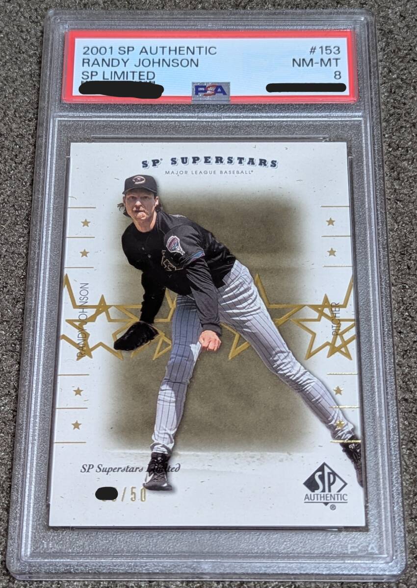 RANDY JOHNSON 2001 UPPER DECK SP AUTHENTIC 50枚限定 SP LIMITED PSA8 / ランディー ジョンソン / TOPPS 以外(Topps ...