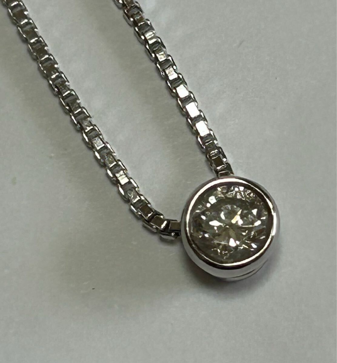 Yahoo!オークション - 100円〜/眩い輝き 0.336ctプラチナダイヤモンド...