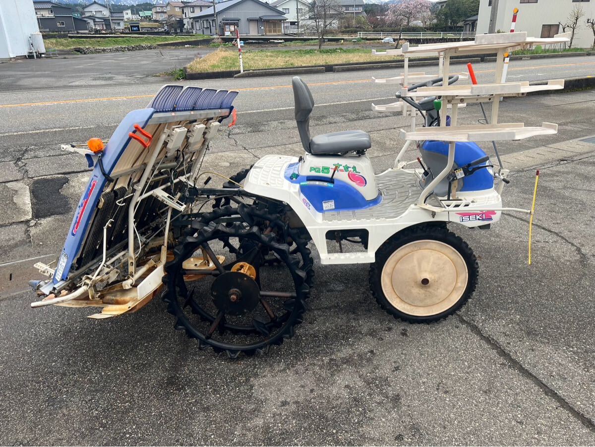 Yahoo!オークション - 富山県黒部市より出品 イセキ 田植え機 PQ5-DU ...