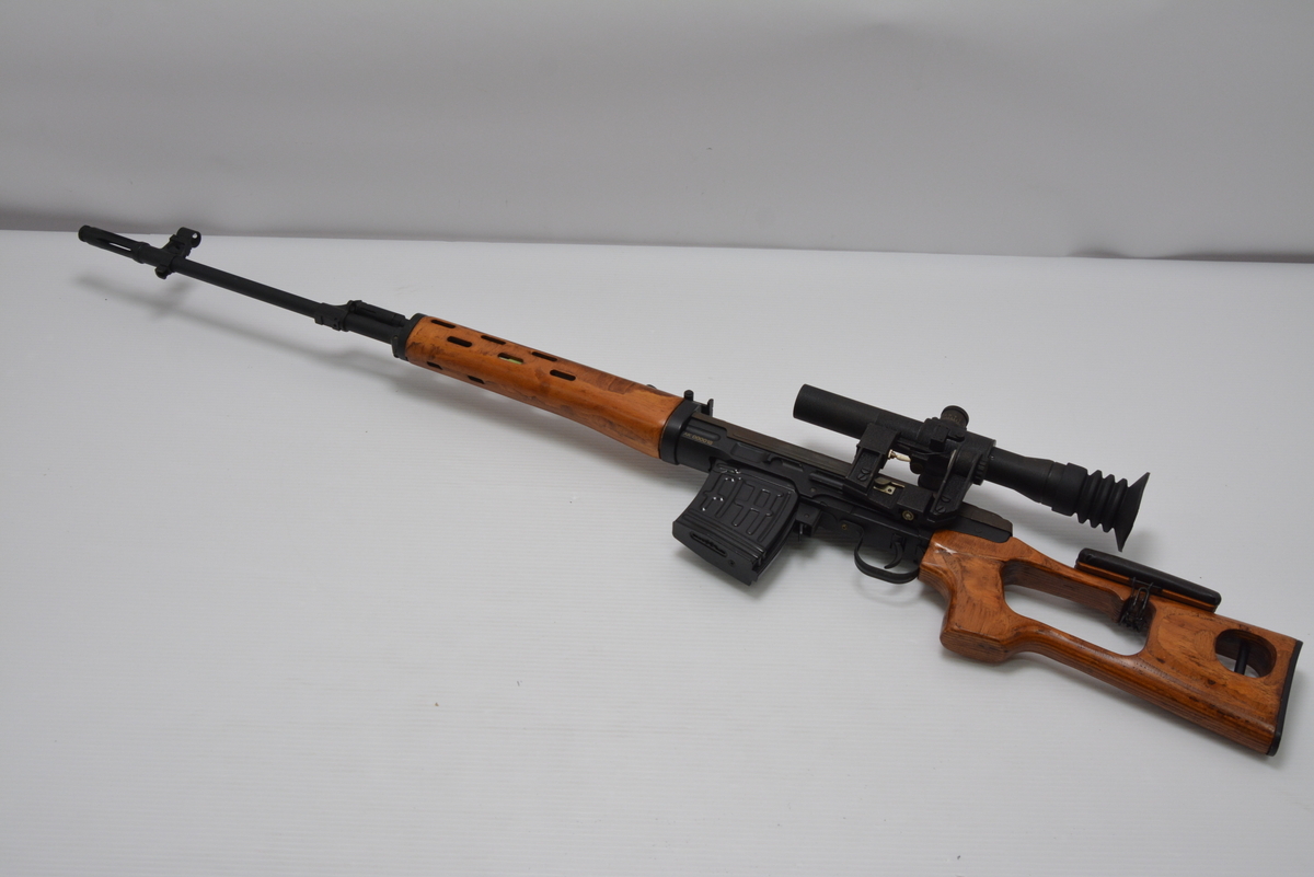 Yahoo!オークション - 071-m429 A&K SVD ドラグノフ リアルウッド スナ...