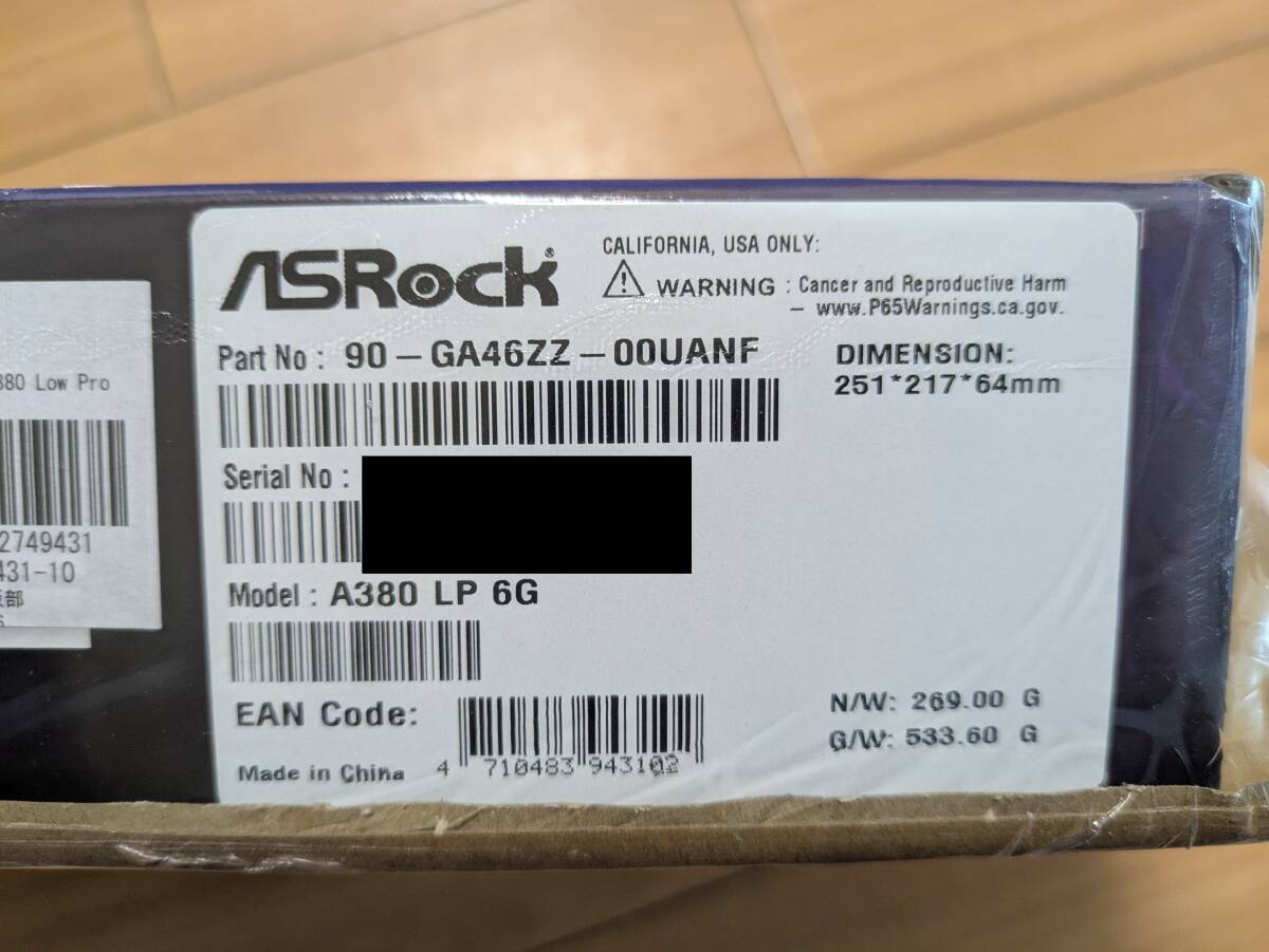 Yahoo!オークション - ASRock A380 LP 6G [Intel Arc A380 Low Profil...