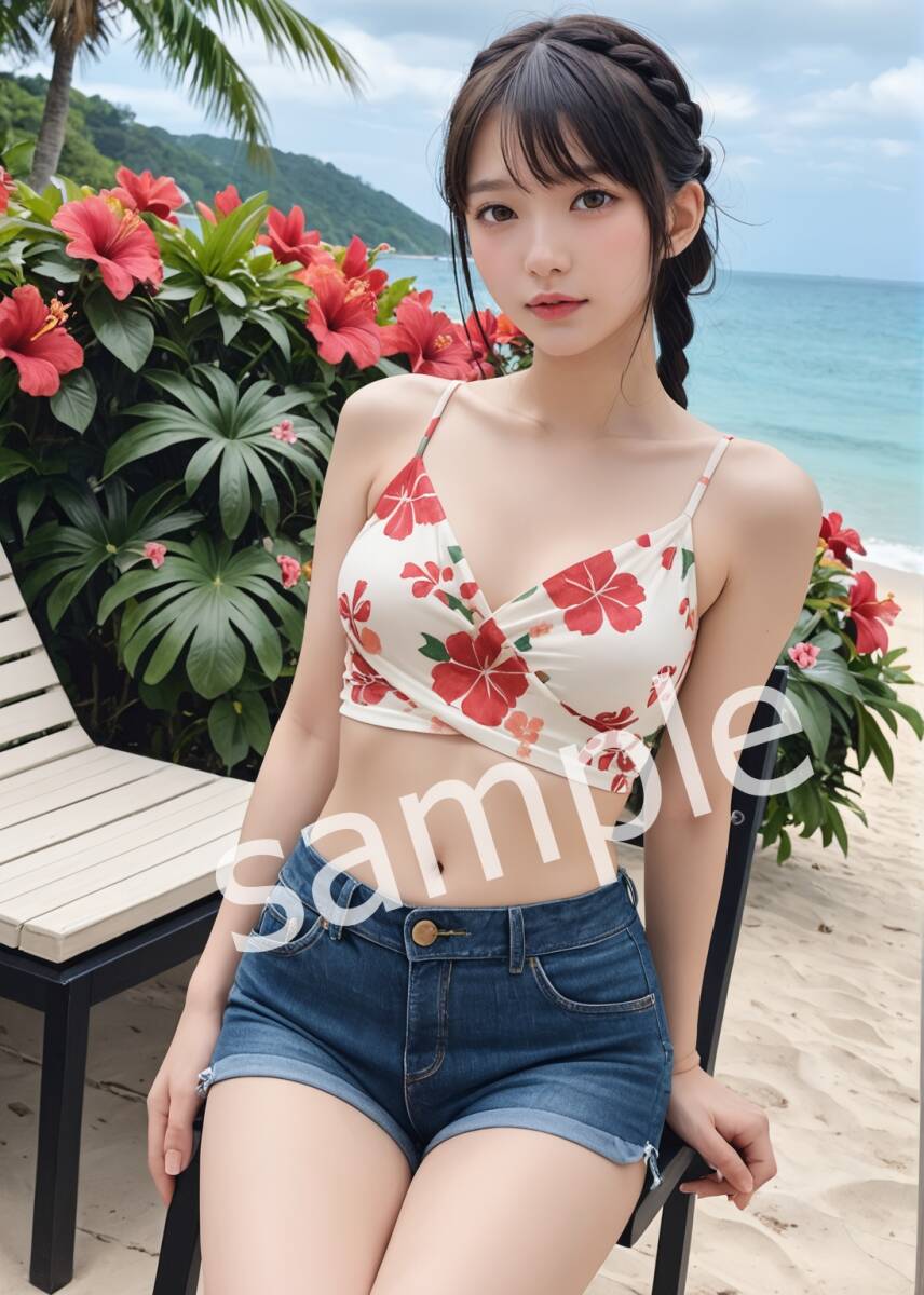 Yahoo!オークション - B0615 【1点もの】高画質 AI美女 リアル 写真 A4...