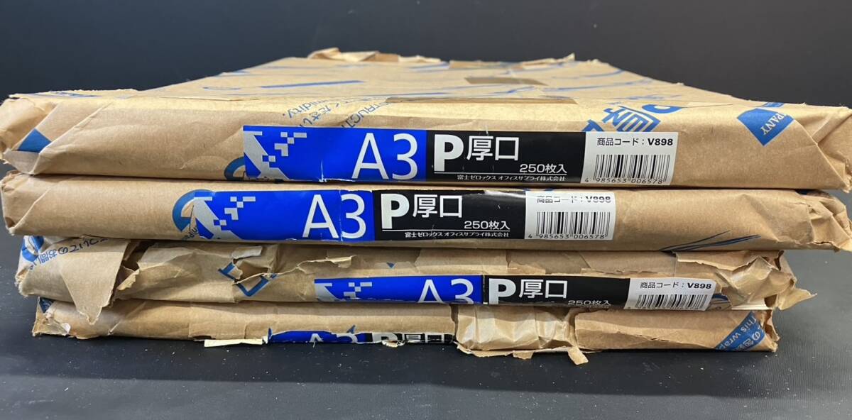 4-229/3-100 富士ゼロックス P厚口 A3 PPC用紙 250枚入り×4袋 まとめセット コピー用紙 白 オフィスサプライ(A3)｜売買されたオークション情報、yahooの商品情報を ...