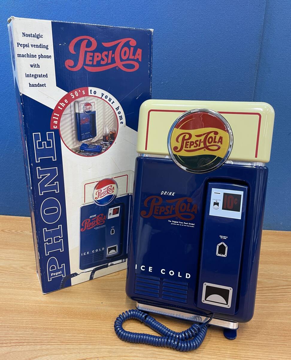 4-87/2-80 PEPSI-COLA ペプシコーラ 自動販売機型 電話機 PEPSI 4-87/2-80 PEPSI-COLA ペプシコーラ 自動販売機型 電話機 PEPSI