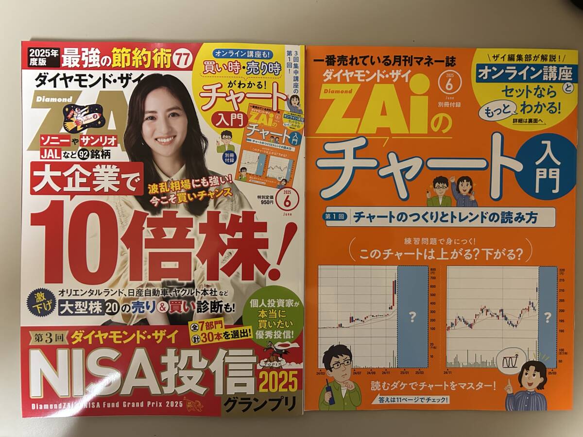 Yahoo!オークション - ダイヤモンド・ザイ 2025年6月号 ZAi ZAI zai