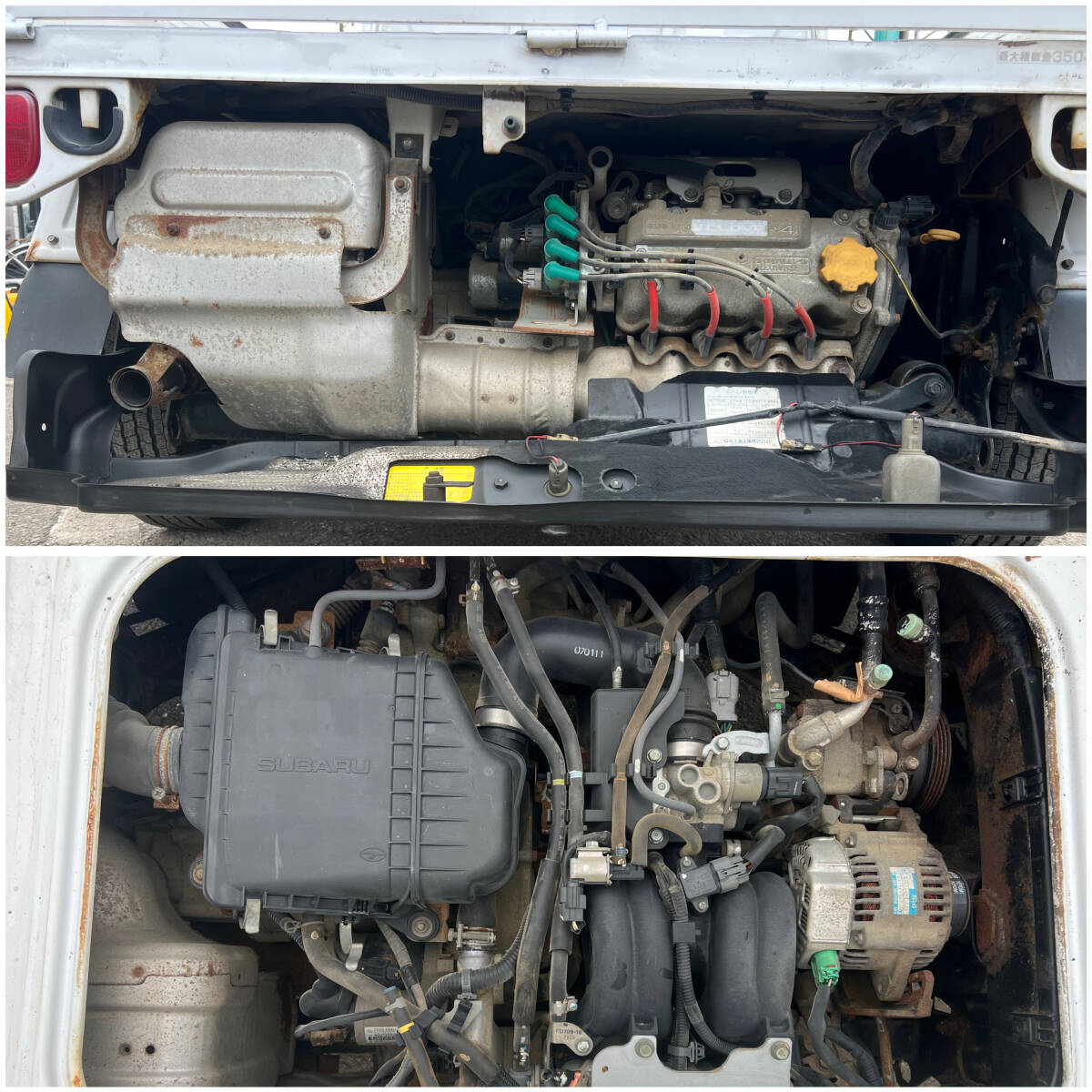 Yahoo!オークション - H19年LE-TT2 サンバートラック 4WD5速マニュアル...