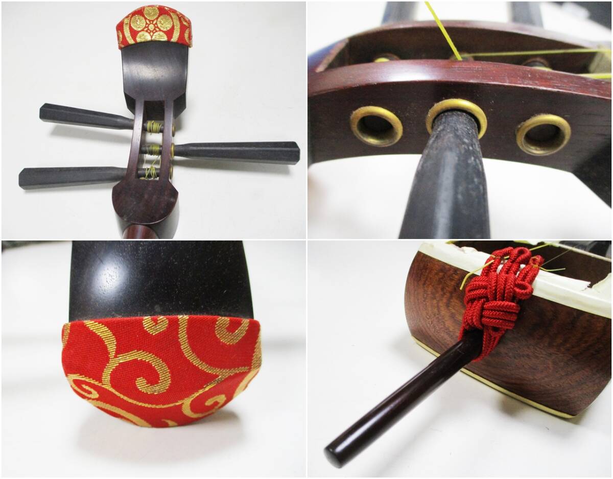 Yahoo!オークション - 《ジャムルK》 hc0423-129 小三味線 和楽器 三味...