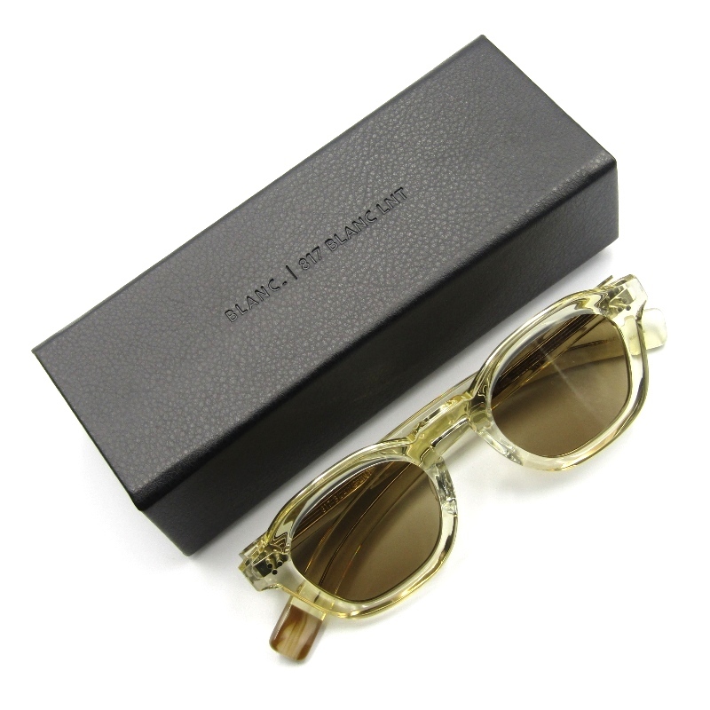 Yahoo!オークション - 未使用 817 BLANC LNT ブラン サングラス BE008 ...