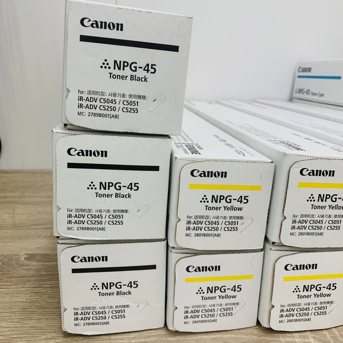 Yahoo!オークション - 【未使用】CANON キヤノン 純正 トナー NPG-45 4...