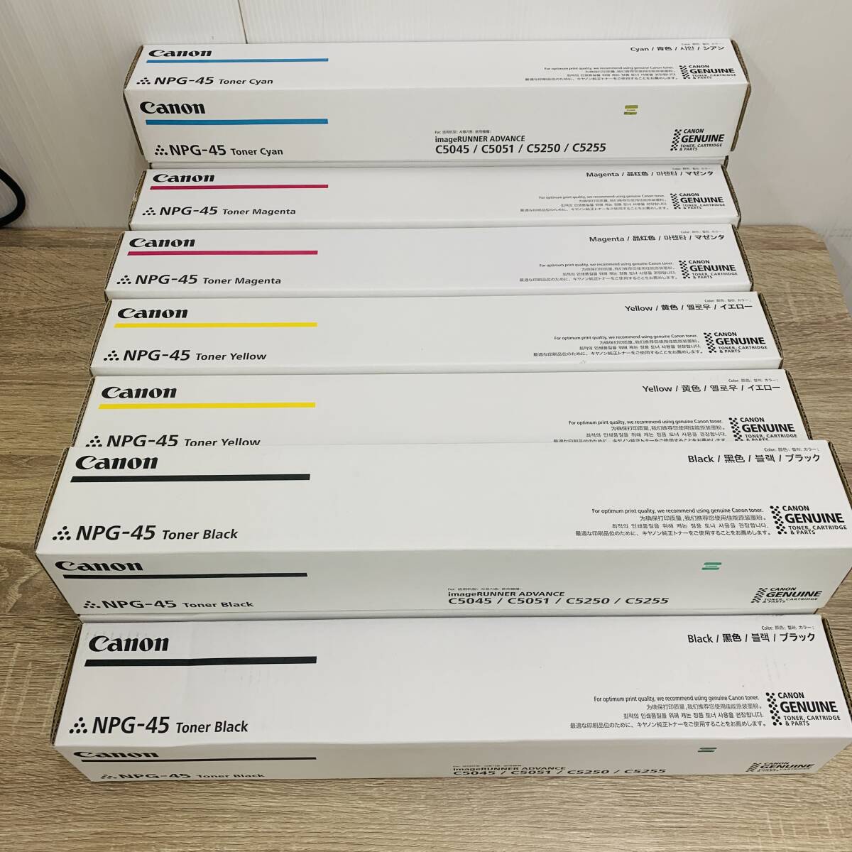 Yahoo!オークション - 【未使用】CANON キヤノン 純正 トナー NPG-45 4...