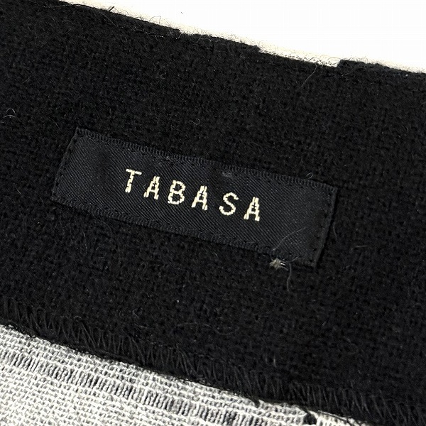 Yahoo!オークション - #anc タバサ TABASA ワンピース 34 黒 白 グレー...