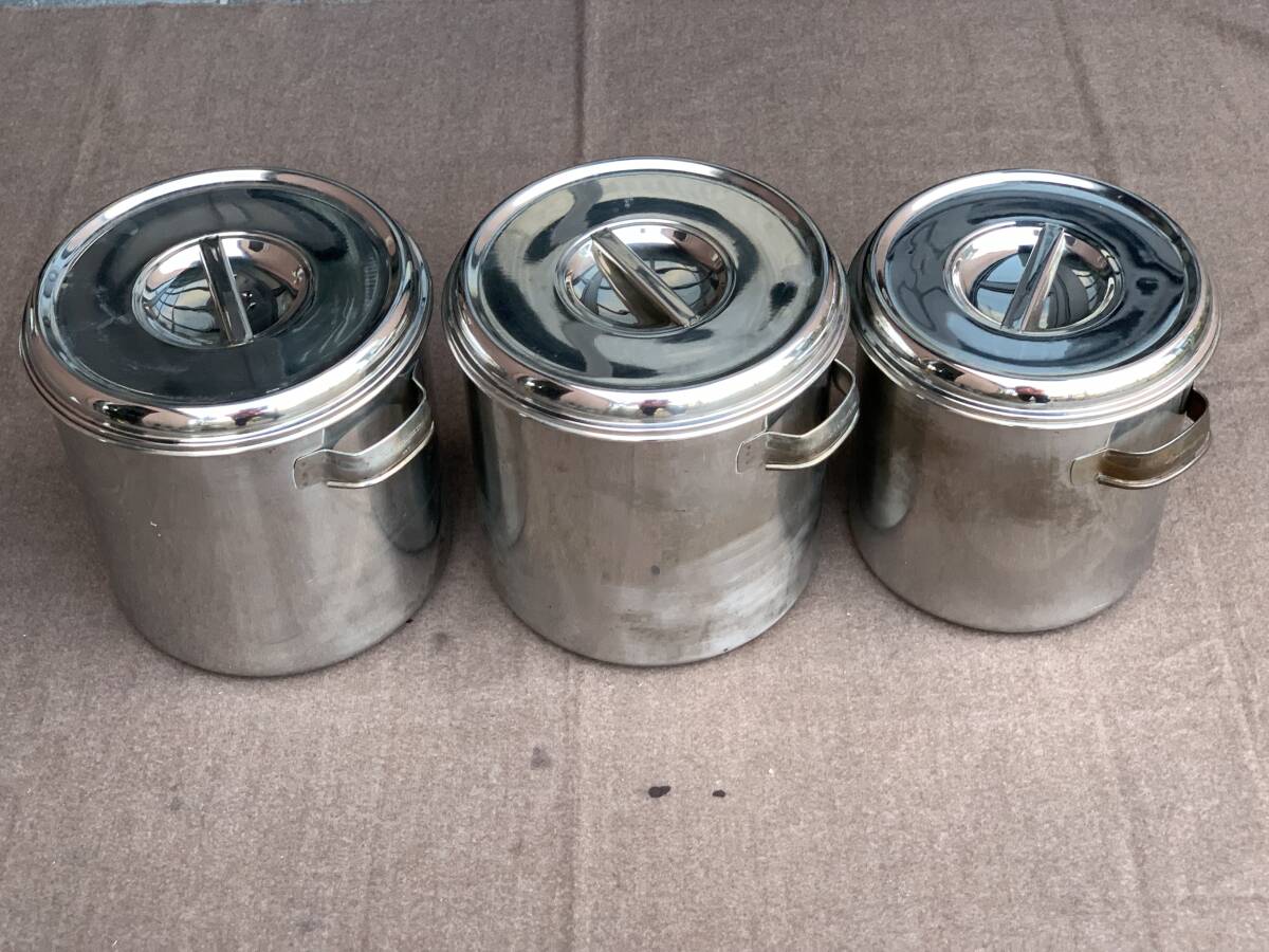 Yahoo!オークション - キッチンポット IH対応 18-8ステンレス 20cm 1 2...