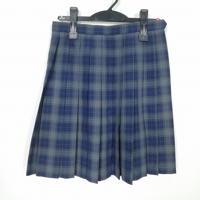 Yahoo!オークション - 1円 スクールスカート 夏物 w63-丈49 チェック ...