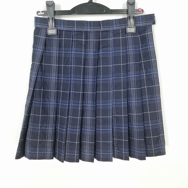 Yahoo!オークション - 1円 スクールスカート 冬物 w63-丈44 チェック ...