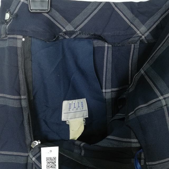 Yahoo!オークション - 1円 スクールスカート 冬物 w63-丈51 チェック ...