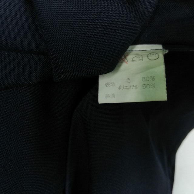 Yahoo!オークション - 1円 スクールスカート 夏物 w63-丈58 紺 中学 高...