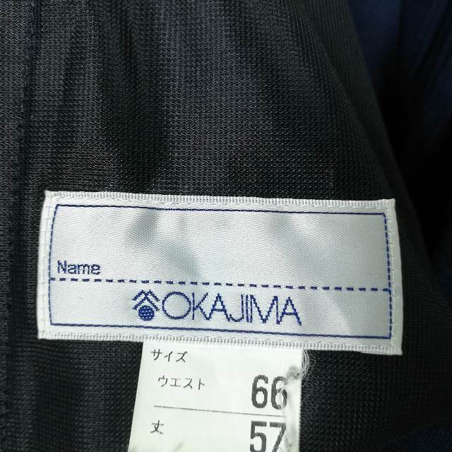 Yahoo!オークション - 1円 スクールスカート 夏物 w63-丈59 紺 中学 高...