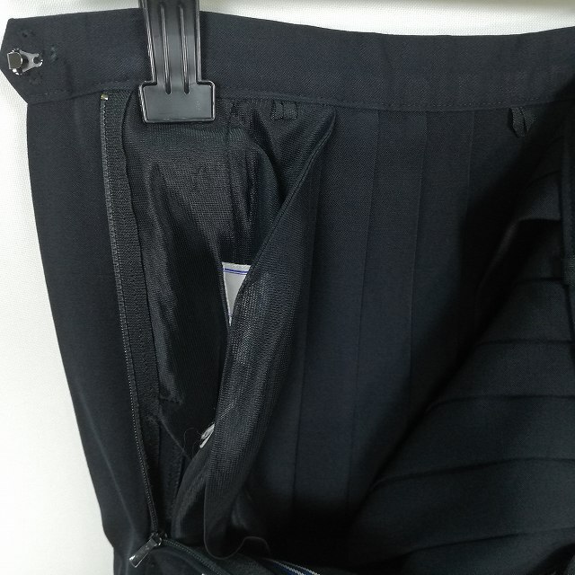 Yahoo!オークション - 1円 スクールスカート 冬物 w63-丈56 黒 中学 高...