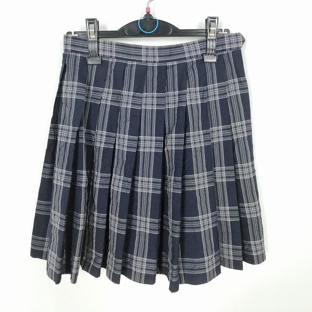 Yahoo!オークション - 1円 スクールスカート 夏物 w63-丈48 チェック ...