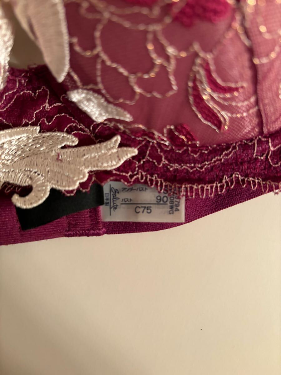 Yahoo!オークション - ワコール/Wacoal/Salute/サルート/C75/Lサイズ