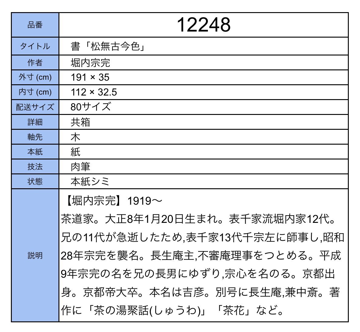 Yahoo!オークション - 【模写】吉】12248 堀内宗完 書「松無古今色」