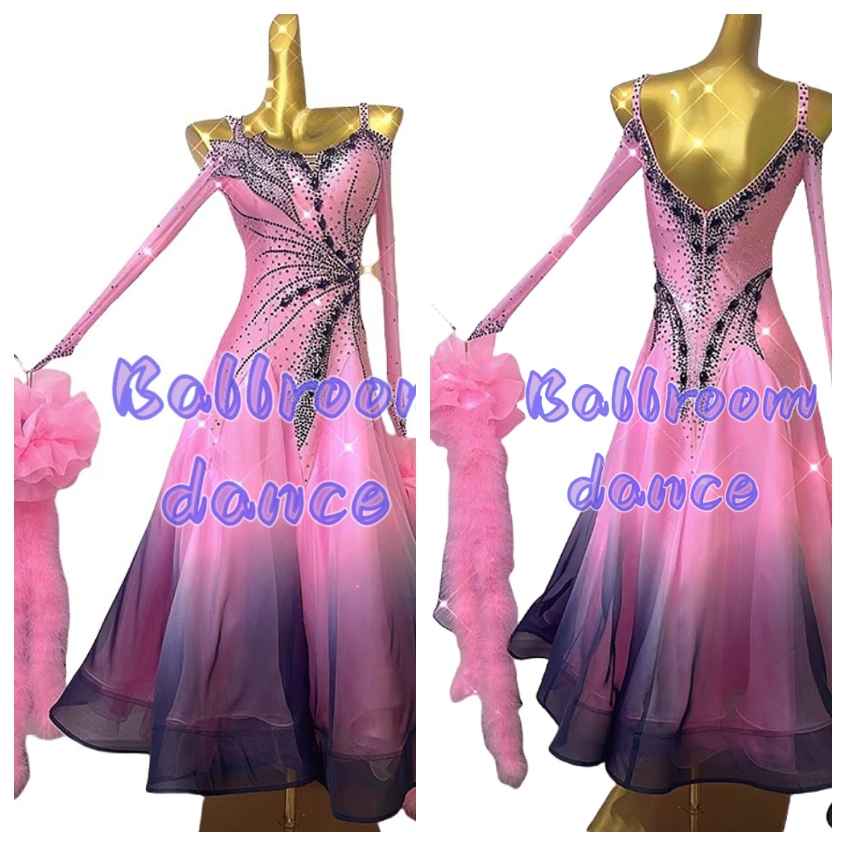 Yahoo!オークション - 社交ダンスドレス 社交ダンス衣装/モダンドレス/...